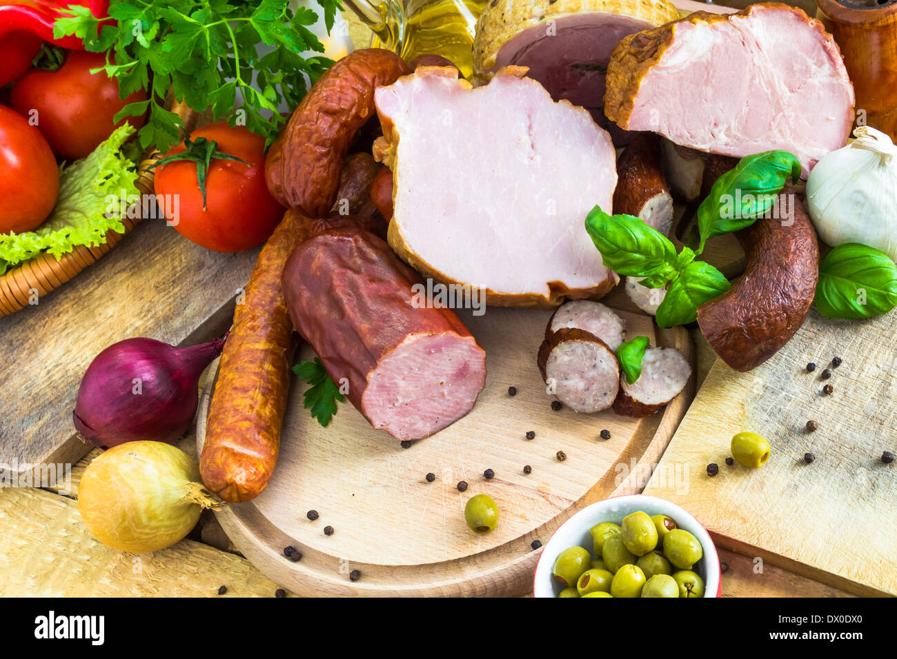 Processed meat hi-res stock photography and images - Alamy