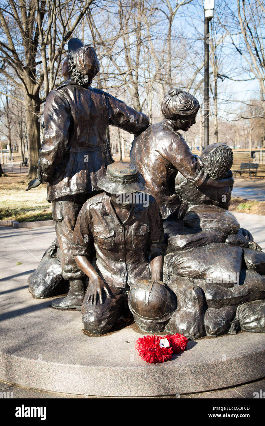 Vietnam Women's Memorial Washington DC Stock Photo - Alamy