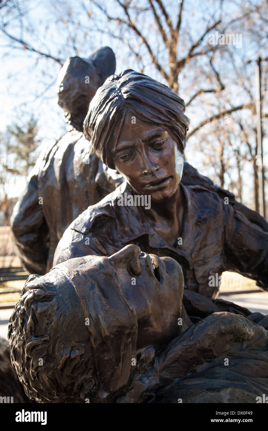 Vietnam Women's Memorial Washington DC Stock Photo - Alamy