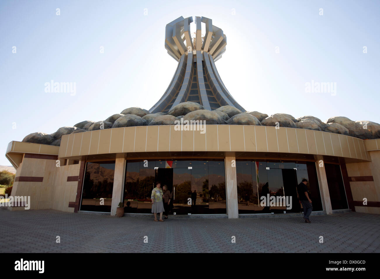 Halabja, Suleimania, IRAQ -- The symbolic cemetery erected for the ...