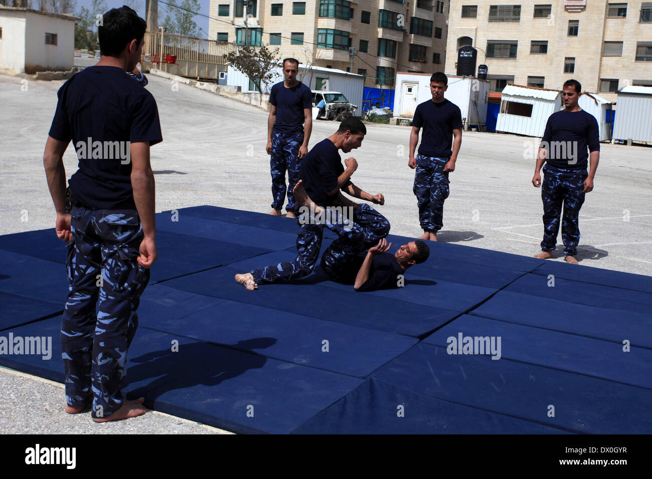 Ramallah, West Bank, Palestinian Territory. 16th Mar, 2014. Palestinian ...