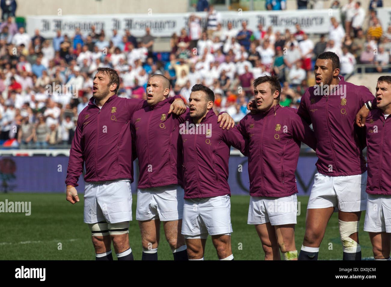 Italy v England. RBS 6 Nations rugby. , Rome, Italy, 3/15/14. England ...