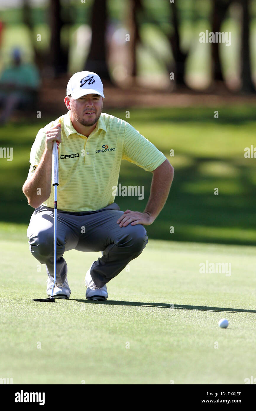 Palm Harbor, Florida, USA. 15th Mar, 2014. Tournament leader Robert ...