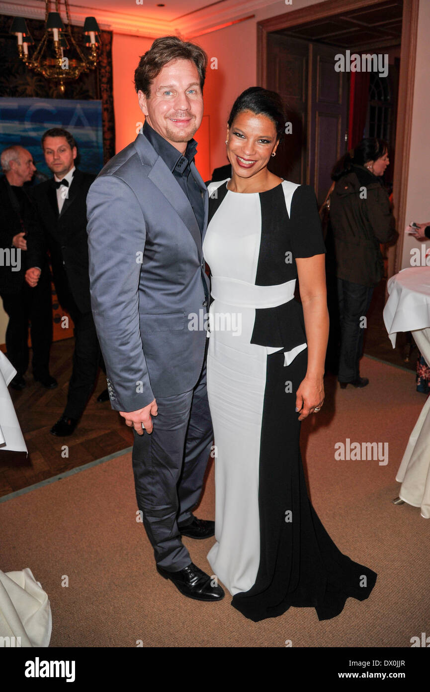 Thomas Heine and wife Jackie Brown at the presentation of the Gala Spa ...