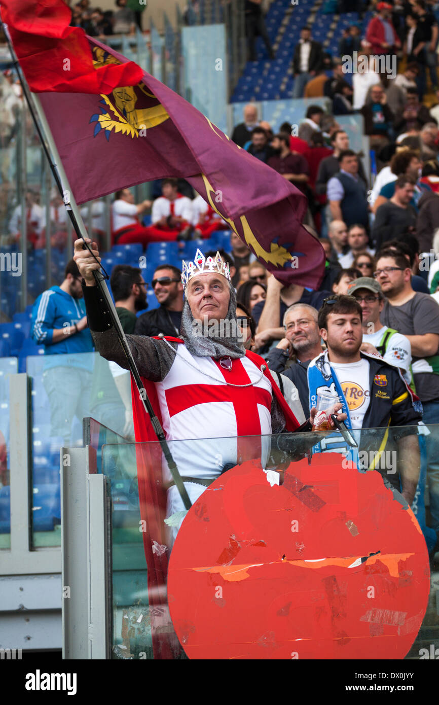 England rugby supporter hi-res stock photography and images - Alamy