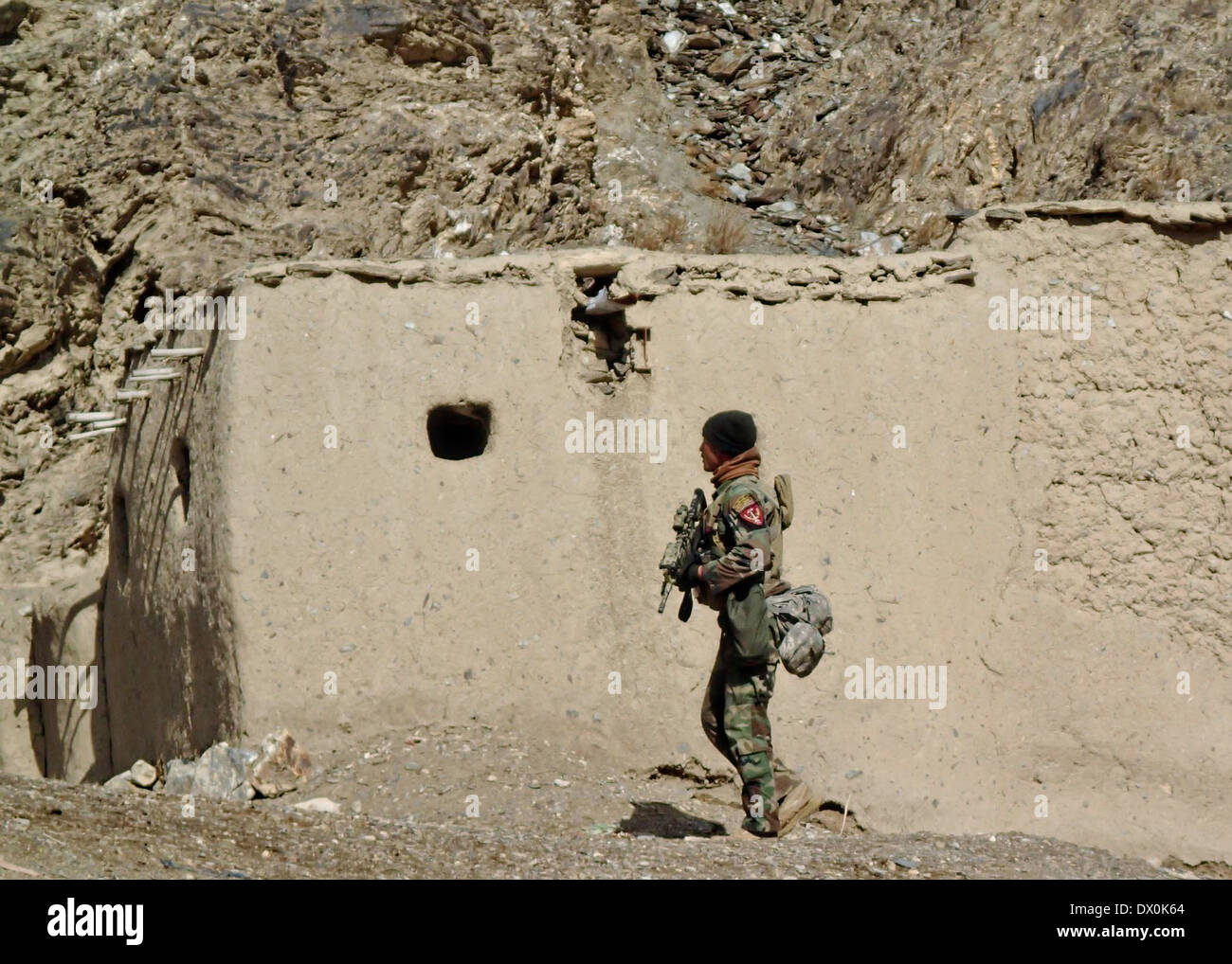 Afghan National Army special operation commando during an operation ...