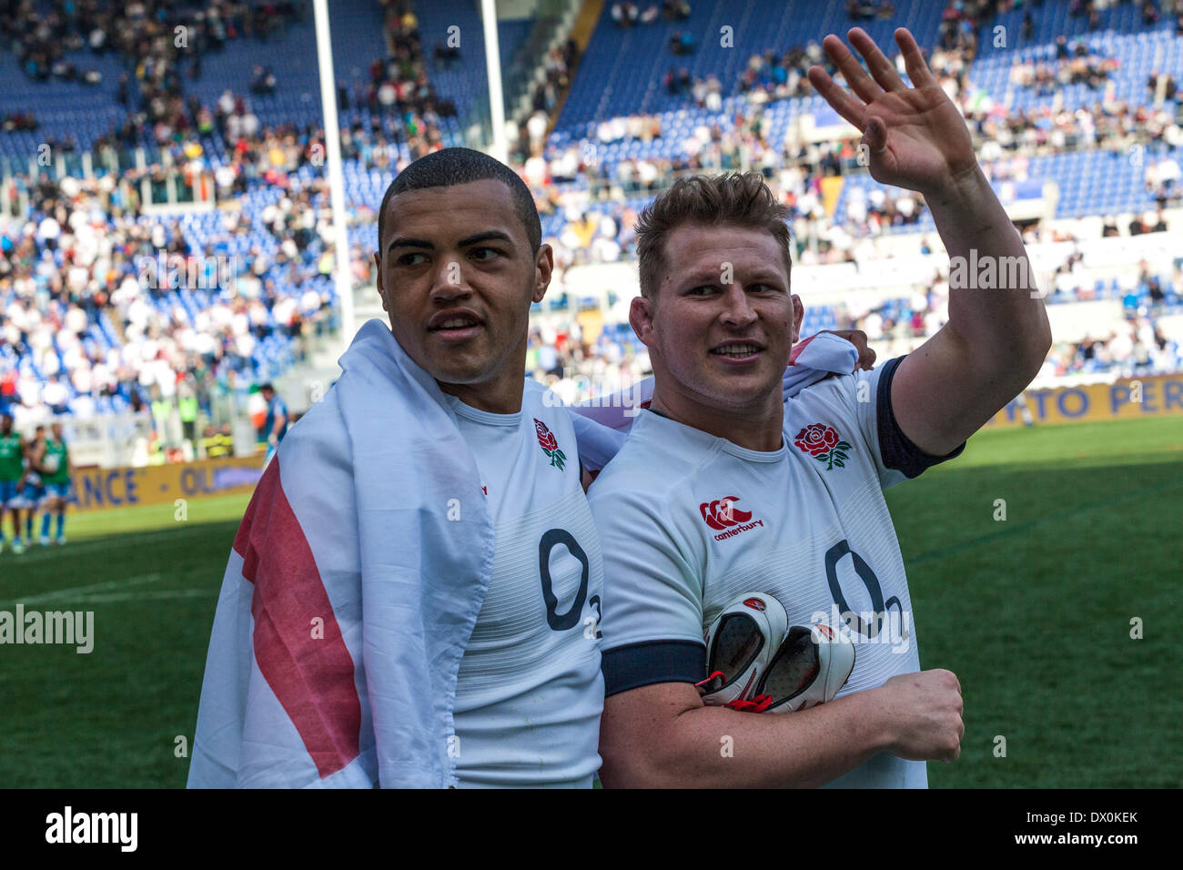 Italy v England. RBS 6 Nations rugby. , Rome, Italy, 3/15/14. England ...