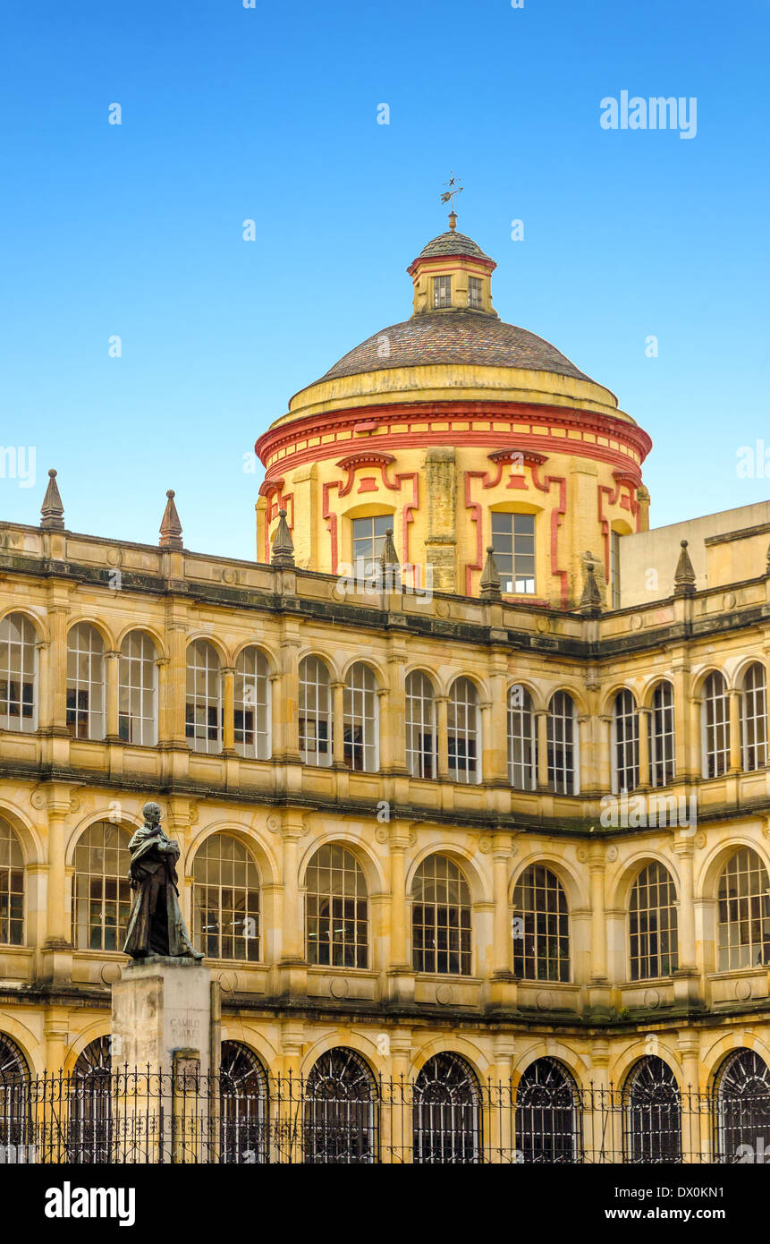 Historic building in Bogota, Colombia on the Plaza de Bolivar in the ...