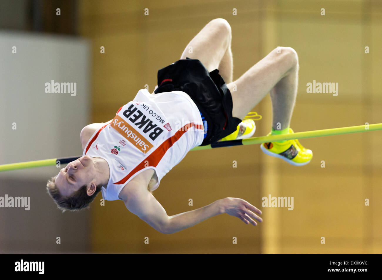 Chris BAKER High Jump Men Final British Athletics Indoor Championships ...
