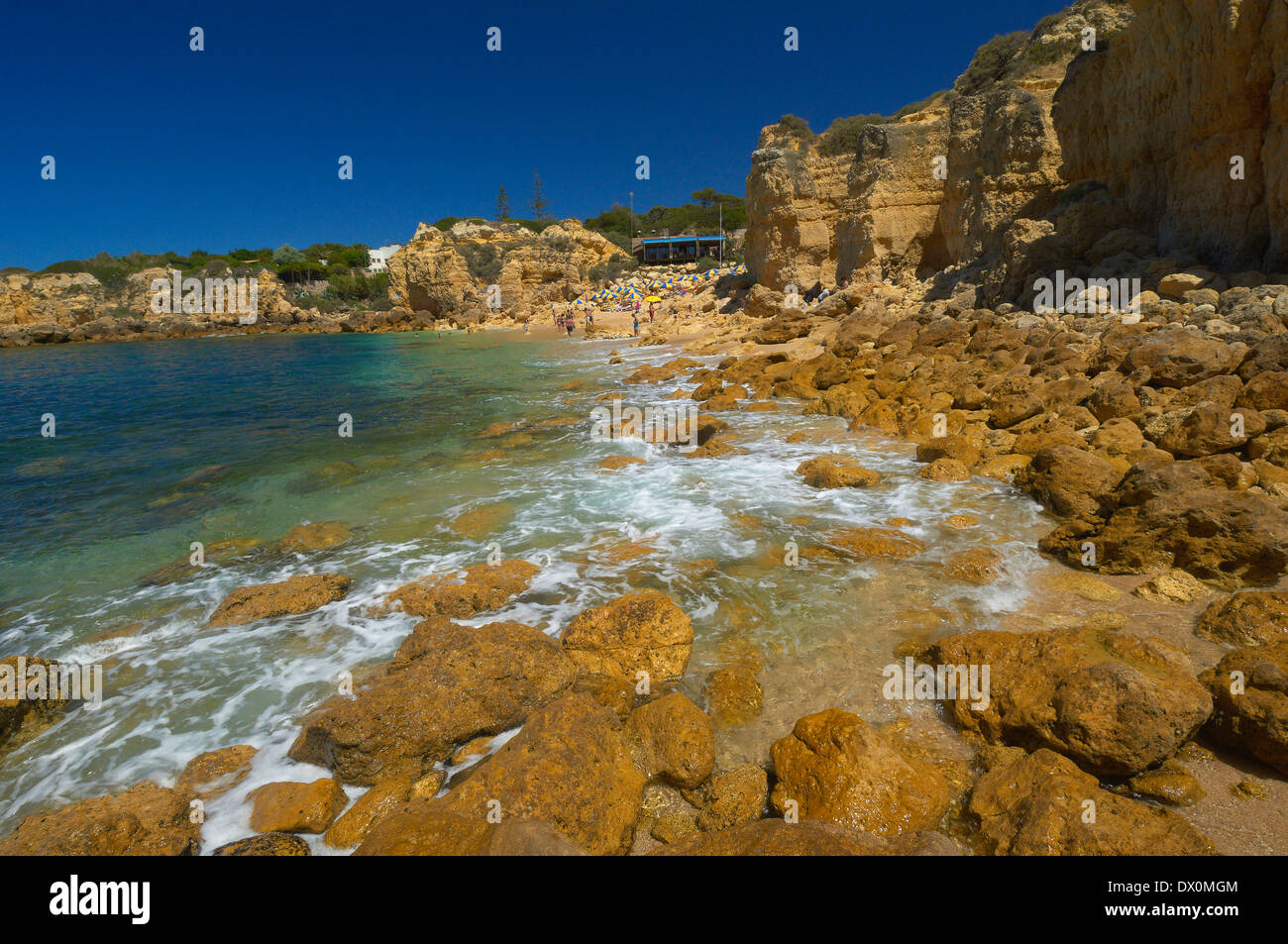 Praia Do Castelo, Albufeira Stock Photo - Alamy