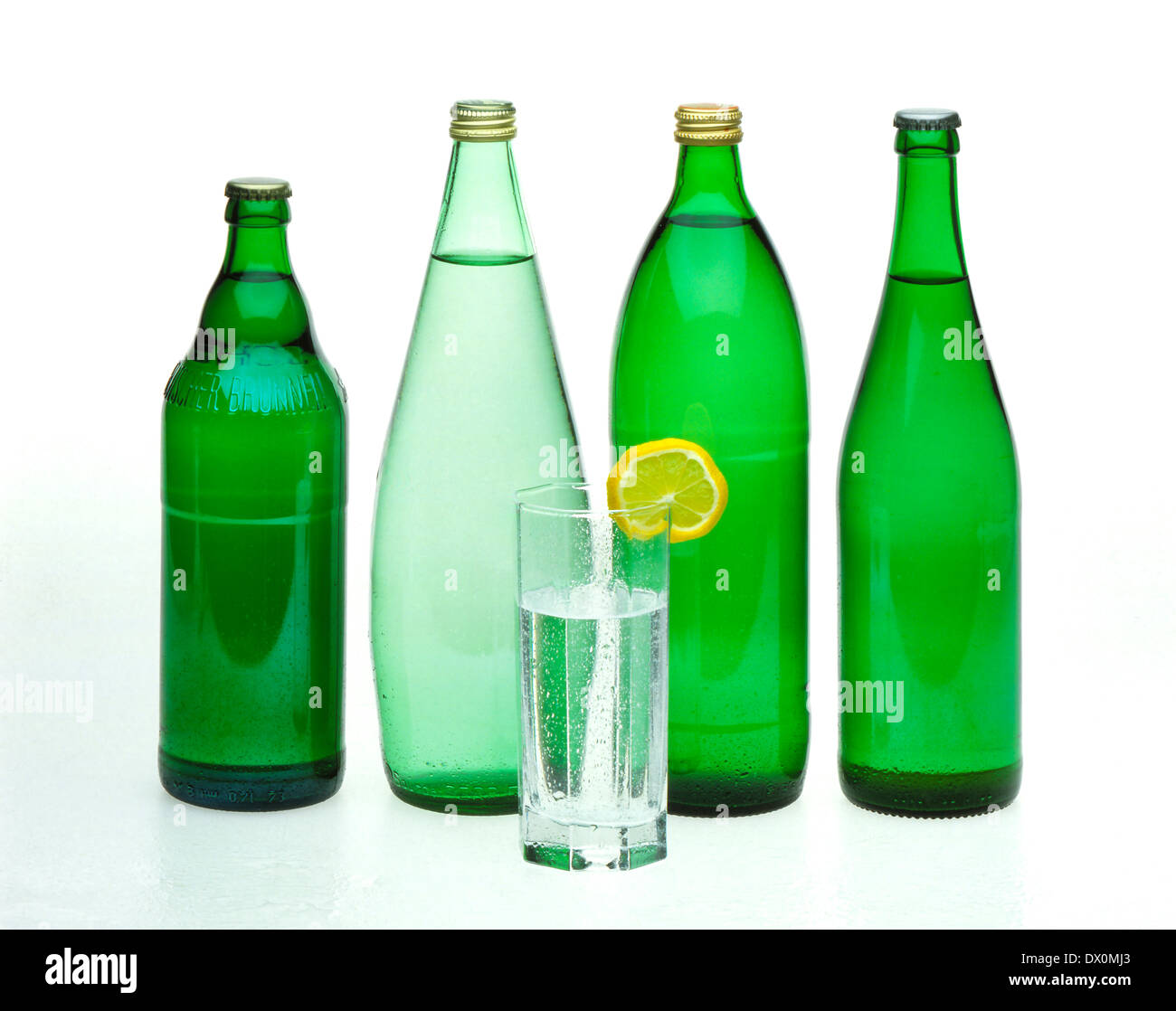Different varieties of bottled water Stock Photo - Alamy