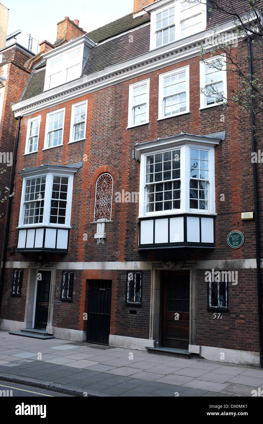 sir michael balcon film maker former residence in 57a tufton street ...