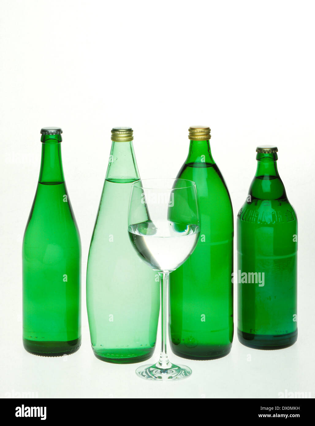 Different varieties of bottled water Stock Photo - Alamy