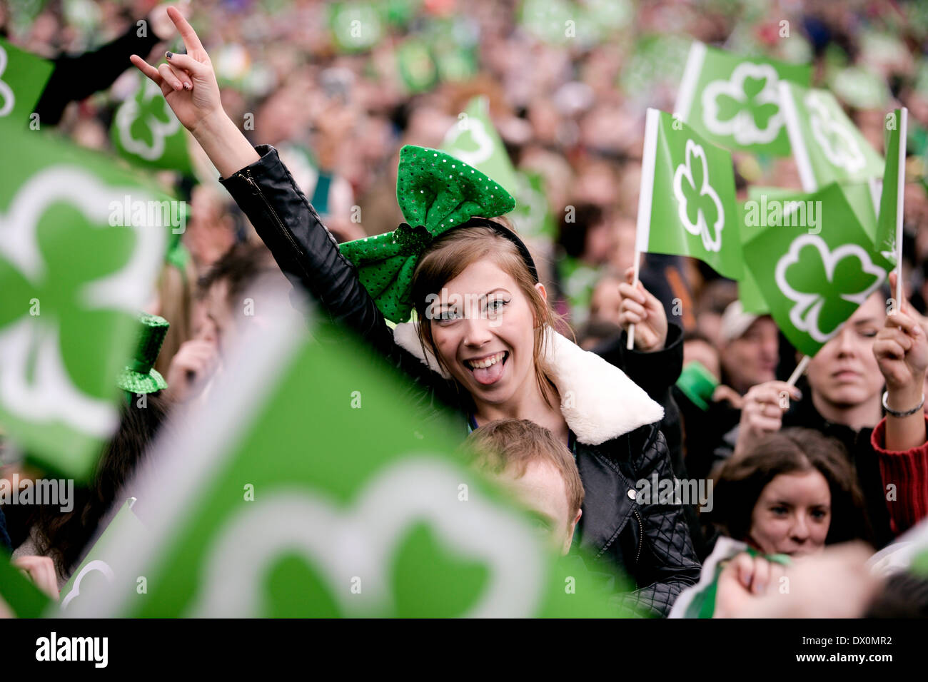 Tongue sign horns hi-res stock photography and images - Alamy