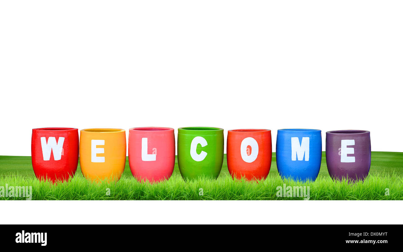 Welcome word hi-res stock photography and images - Alamy