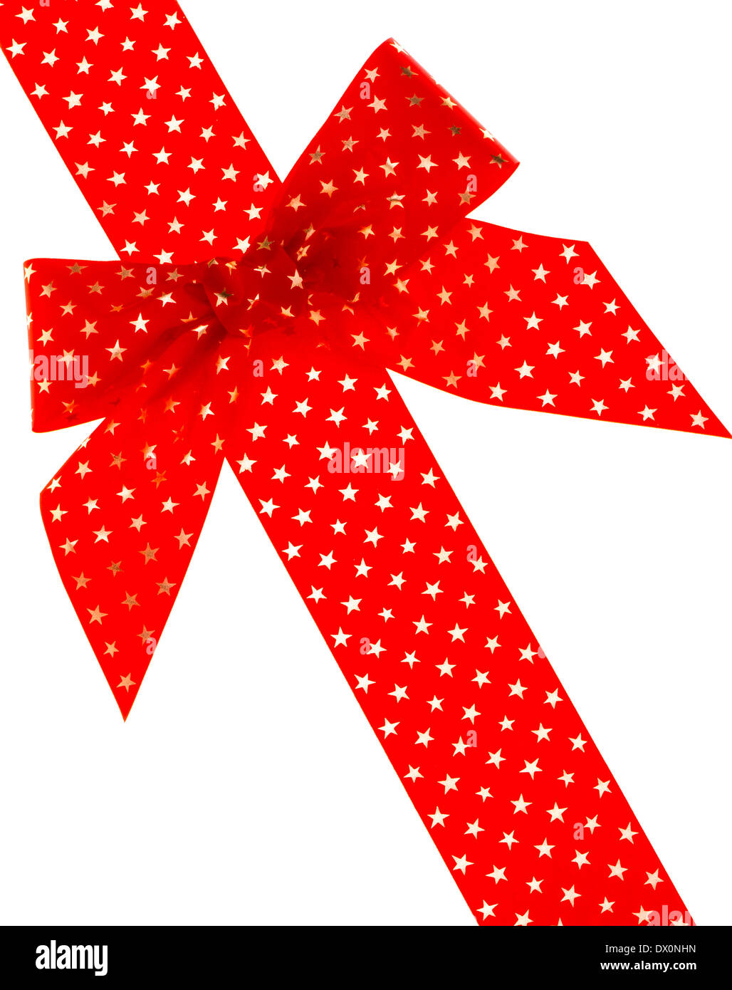 Red ribbon with a bow Stock Photo - Alamy