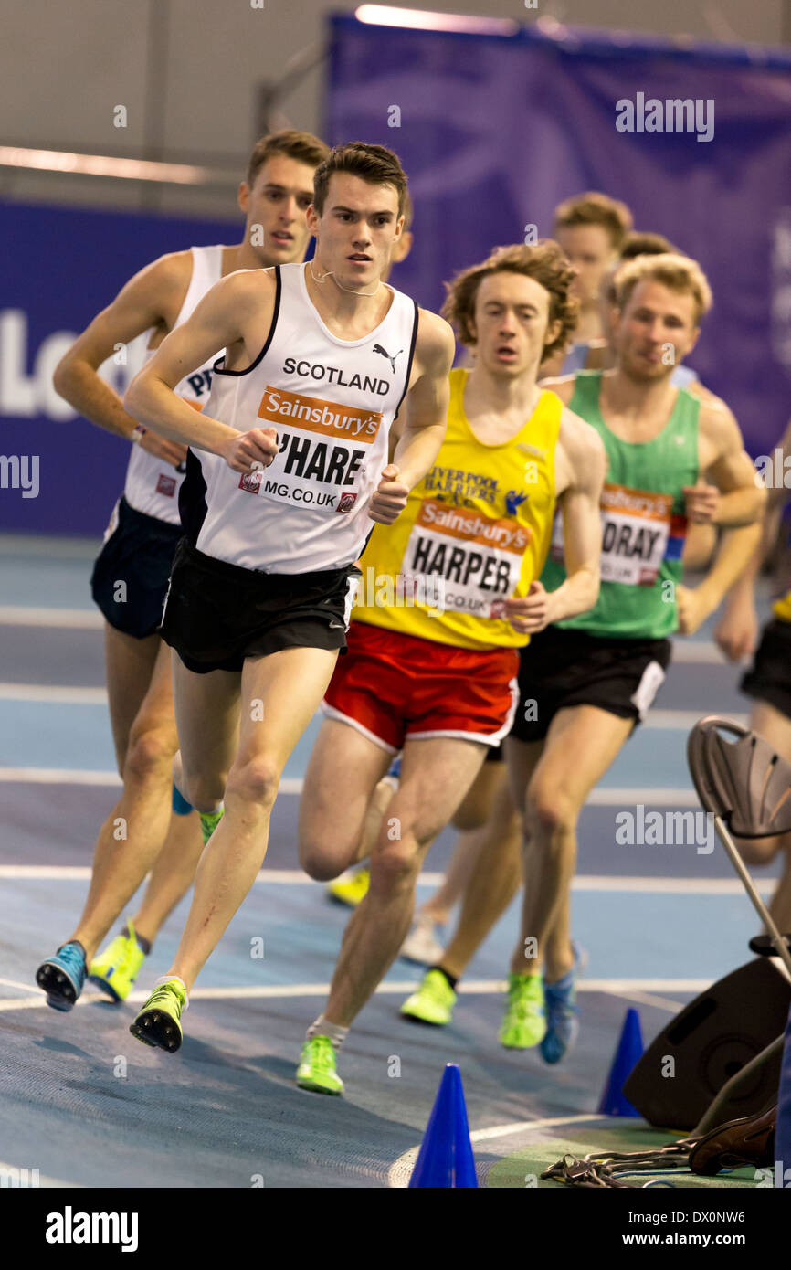 Harry HARPER & Chris O'HARE 1500m Men Final British Athletics Indoor ...