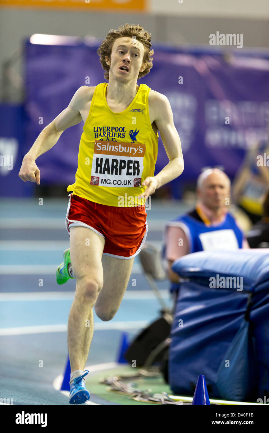 Harry HARPER 1500m Men Final British Athletics Indoor Championships ...
