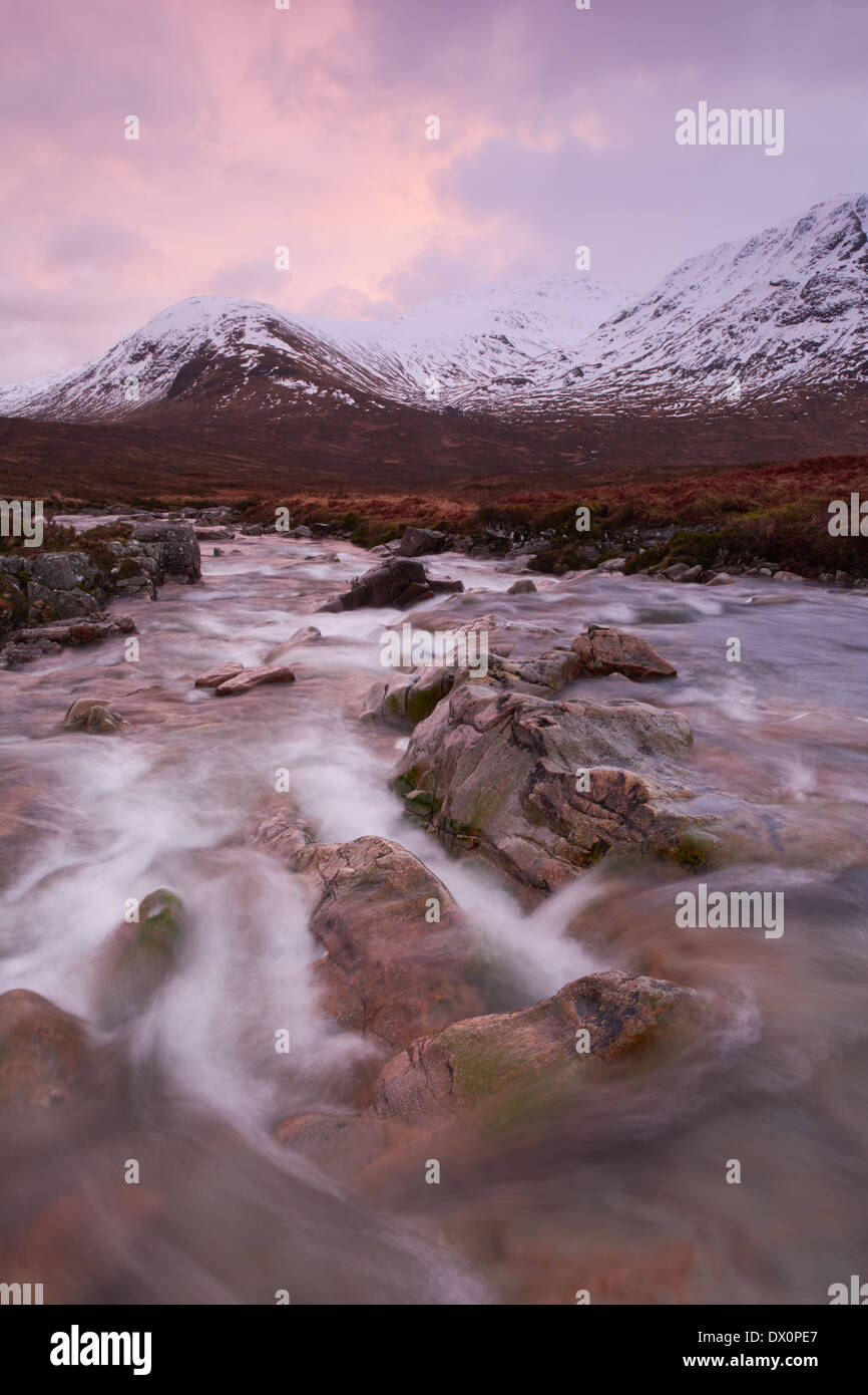 Winter in Glencoe - Scottish Highlands, UK Stock Photo - Alamy