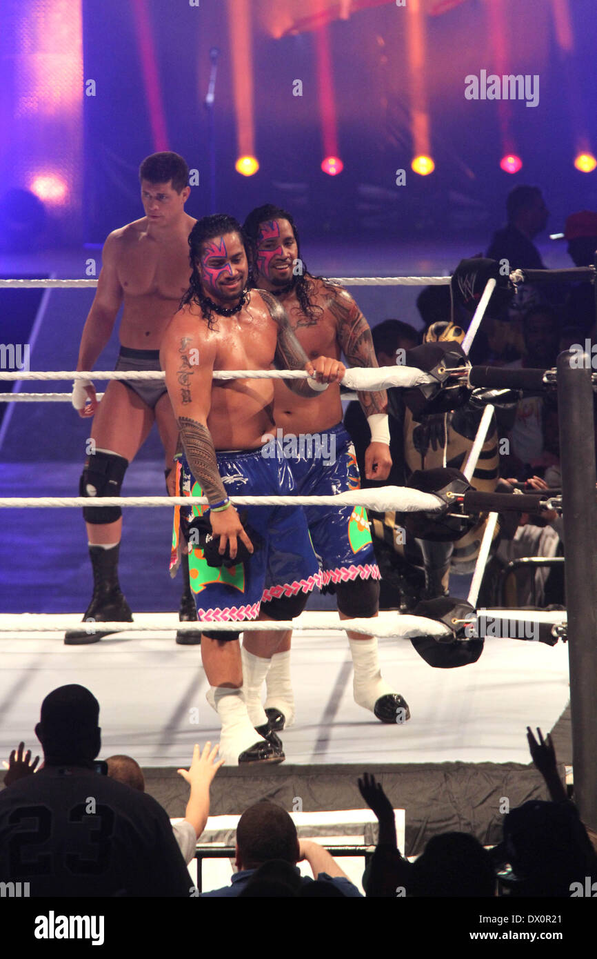 New York, New York, USA. 8th Mar, 2014. WWE Wrestling at Madison Square ...