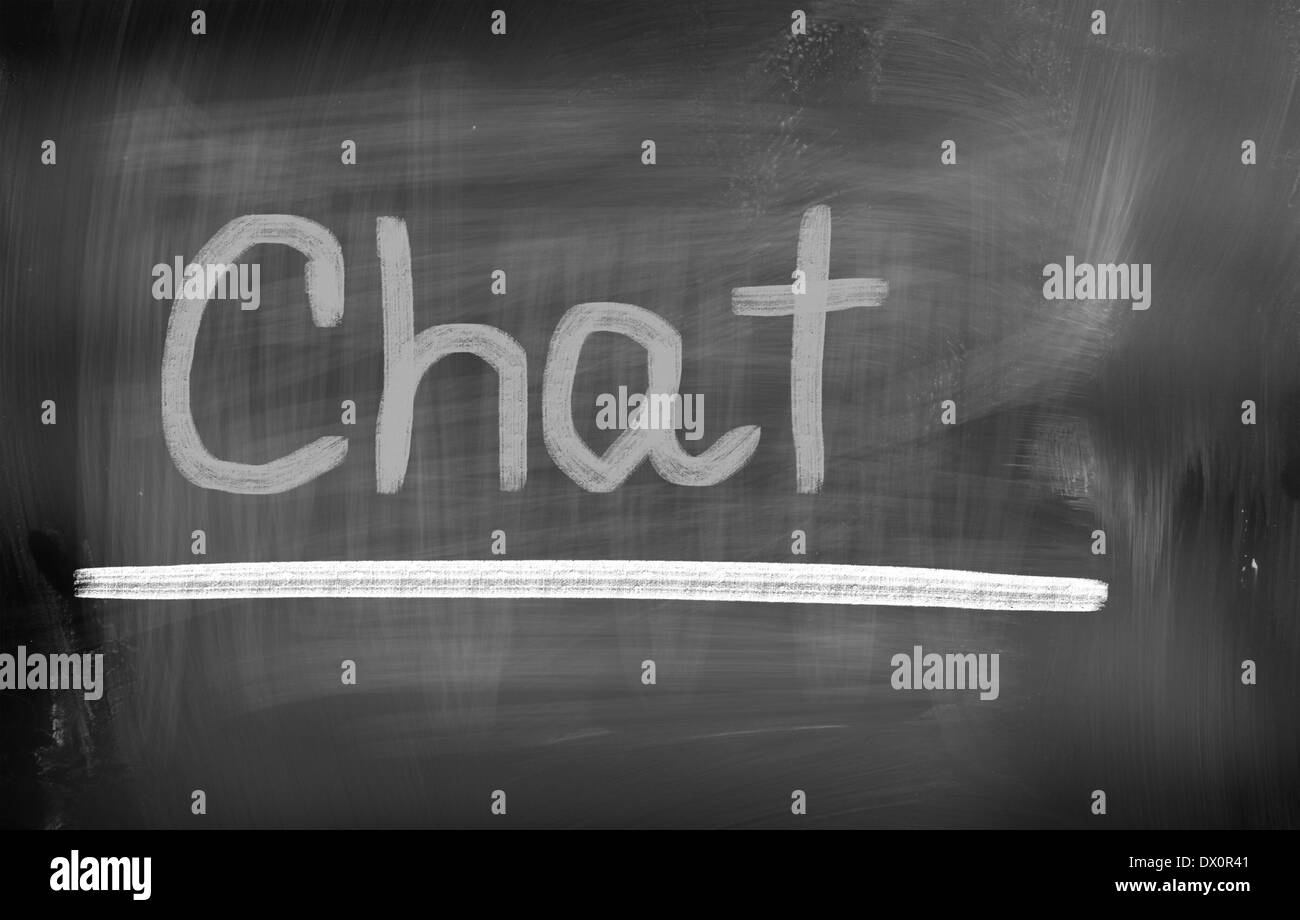Live chat Black and White Stock Photos & Images - Alamy