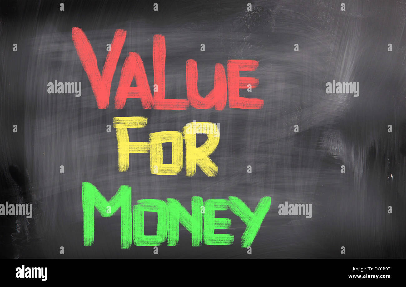 Value For Money Concept Stock Photo - Alamy