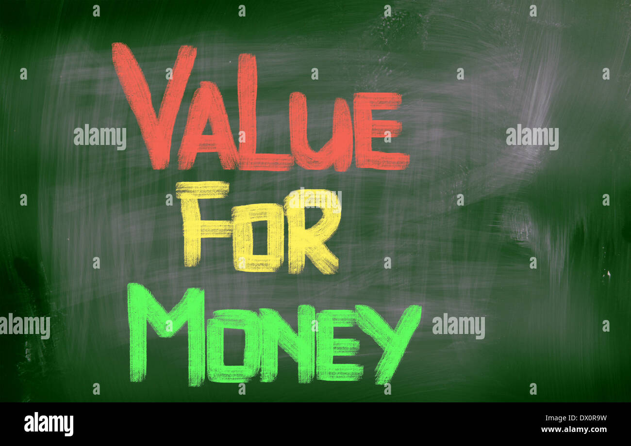 Value For Money Concept Stock Photo - Alamy