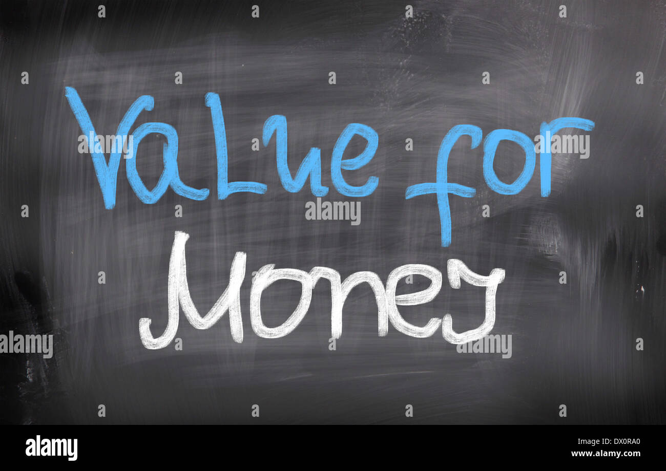 Value For Money Concept Stock Photo - Alamy