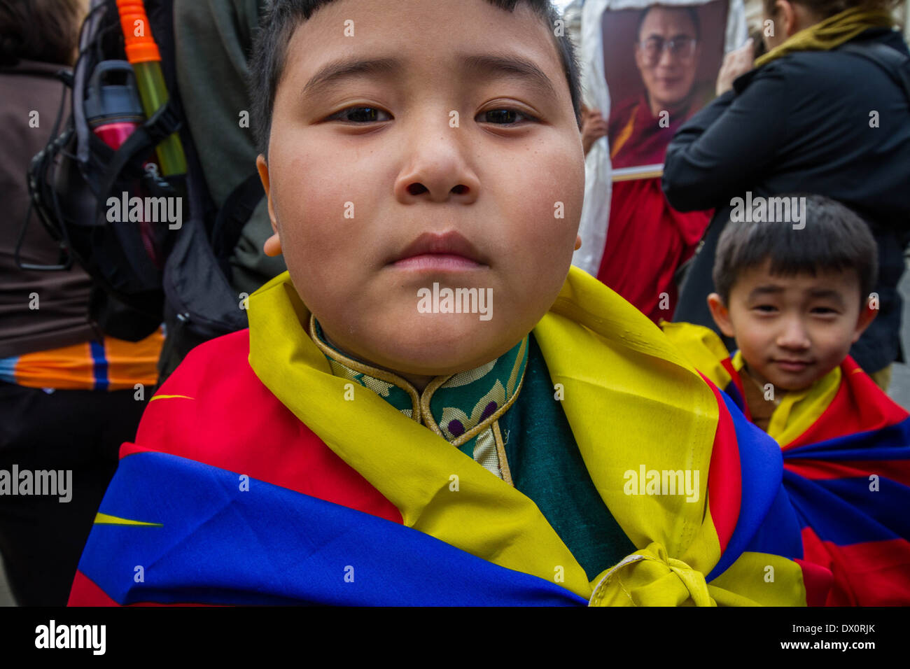 Annual Tibet protest march for Freedom from Chinese occupation in ...