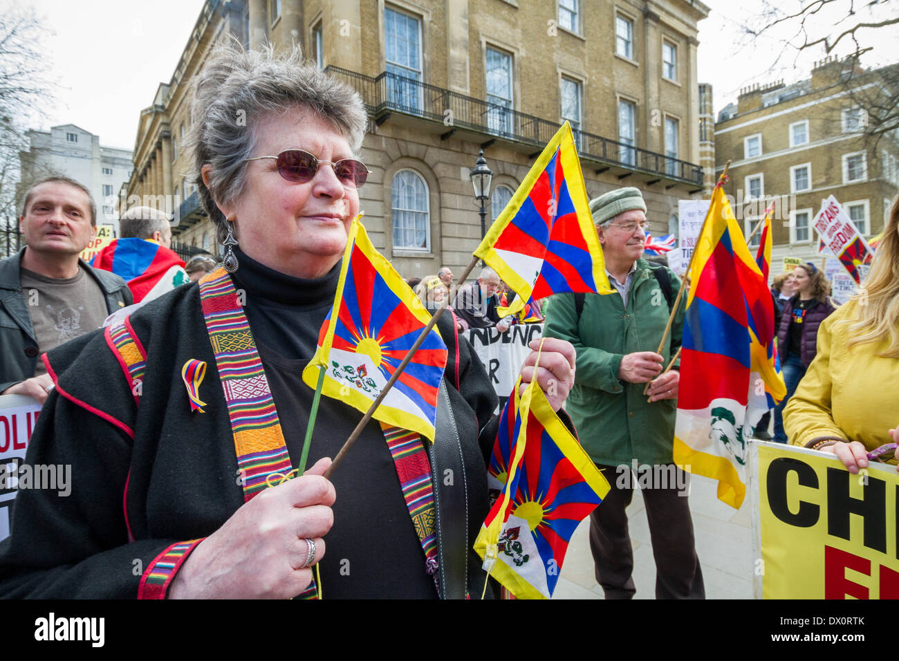 Annual Tibet protest march for Freedom from Chinese occupation in ...