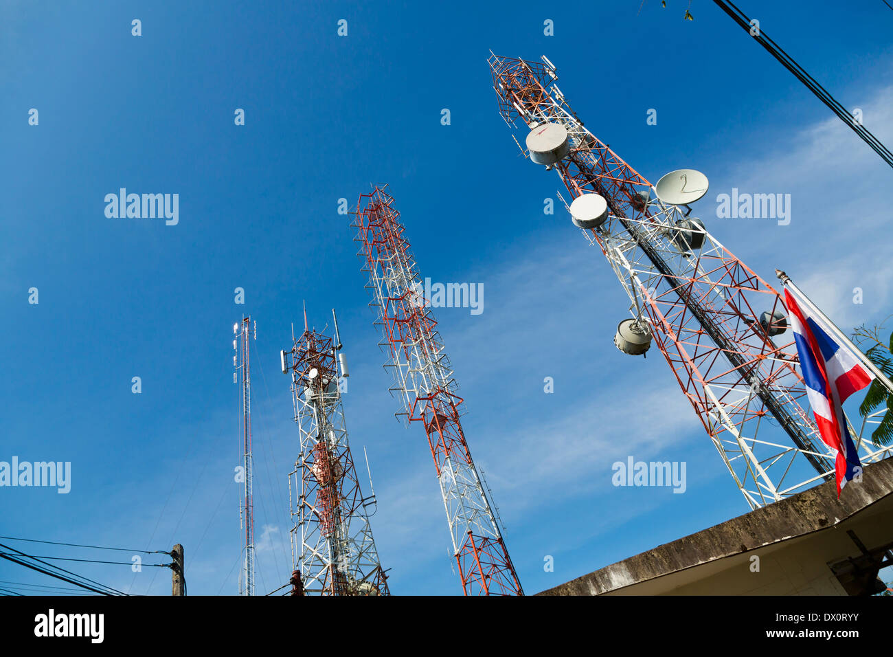 Telecom masts hi-res stock photography and images - Alamy