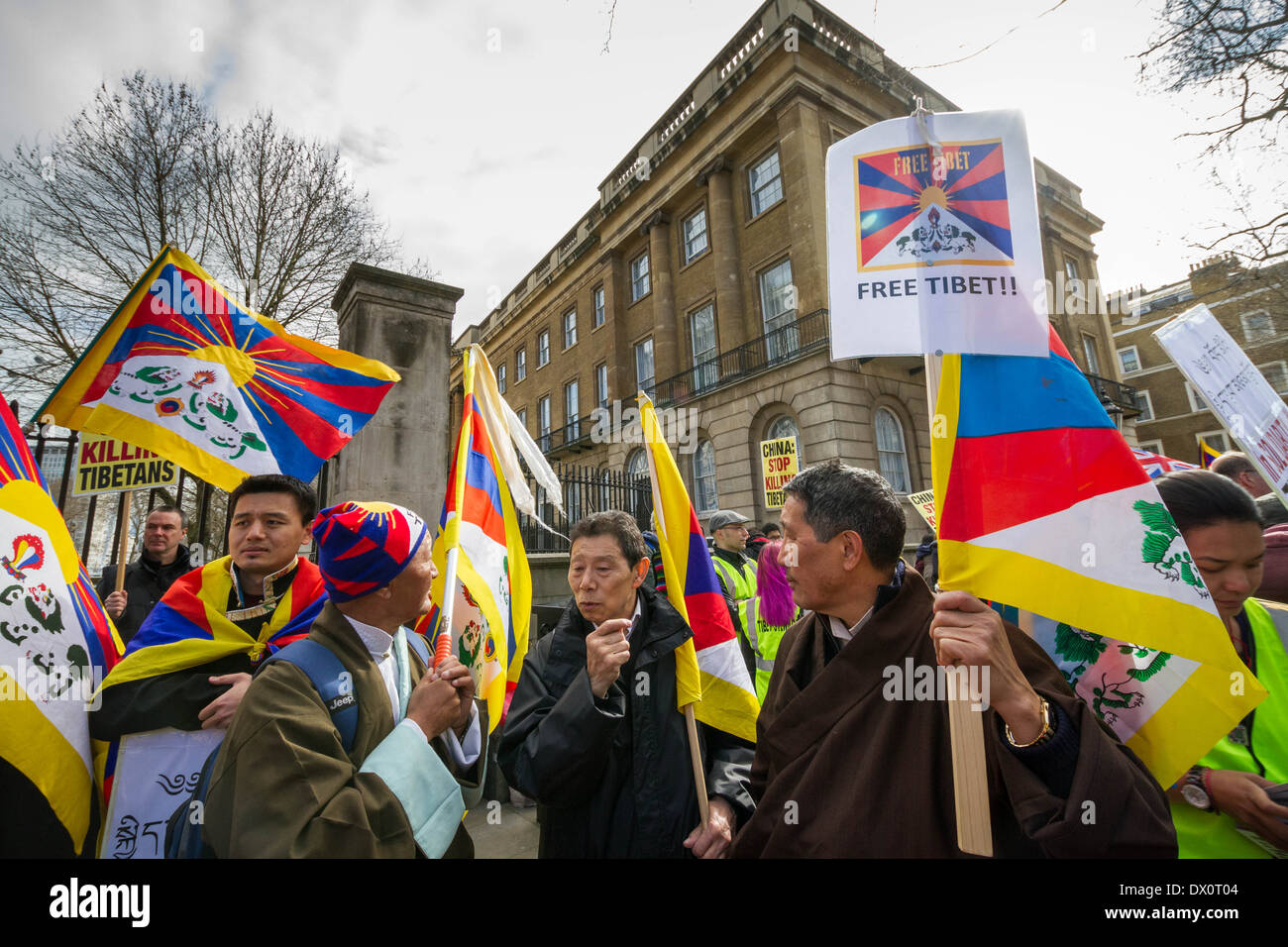 Annual Tibet protest march for Freedom from Chinese occupation in ...