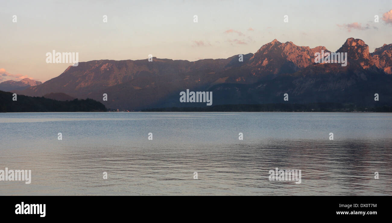 Mountains across lake hi-res stock photography and images - Alamy