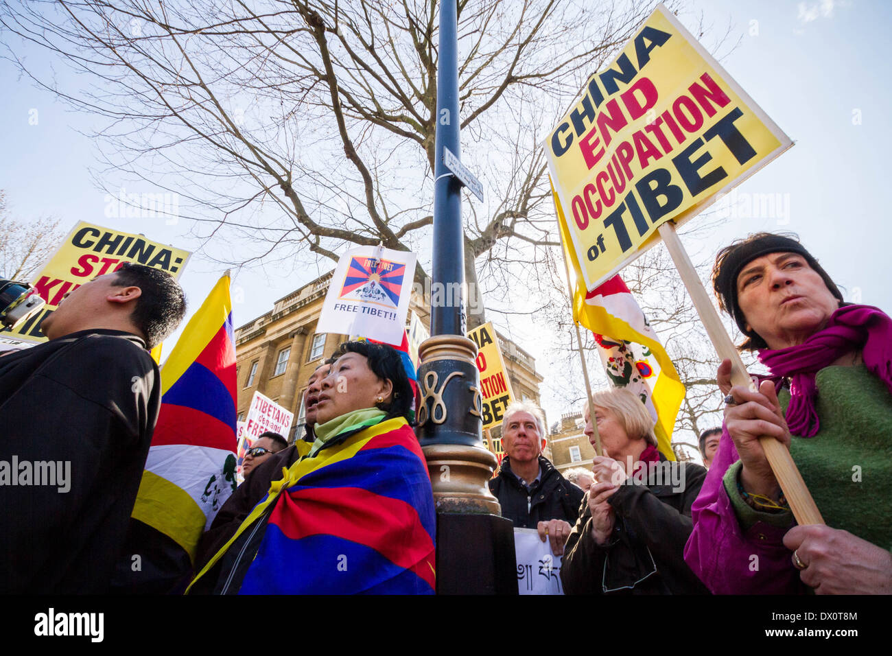 Annual Tibet protest march for Freedom from Chinese occupation in ...