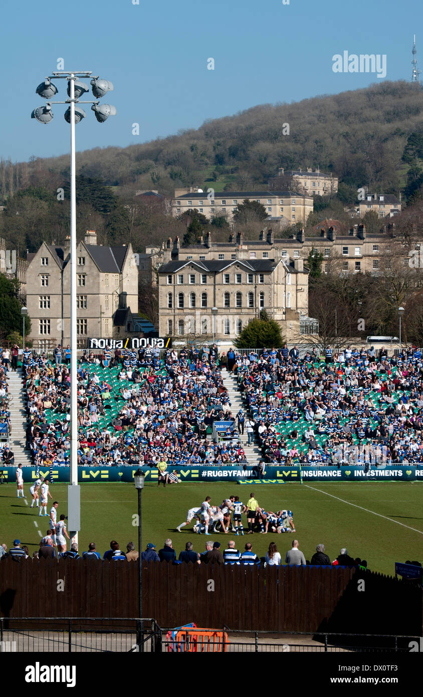 Bath rugby ground, Somerset, England, UK Stock Photo - Alamy
