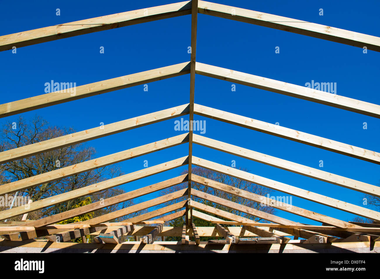 Construction work underway on a house Stock Photo - Alamy
