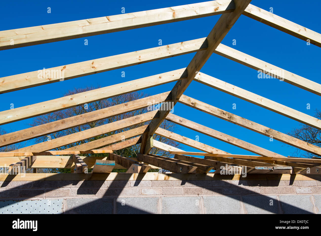 Construction work underway on a house Stock Photo - Alamy