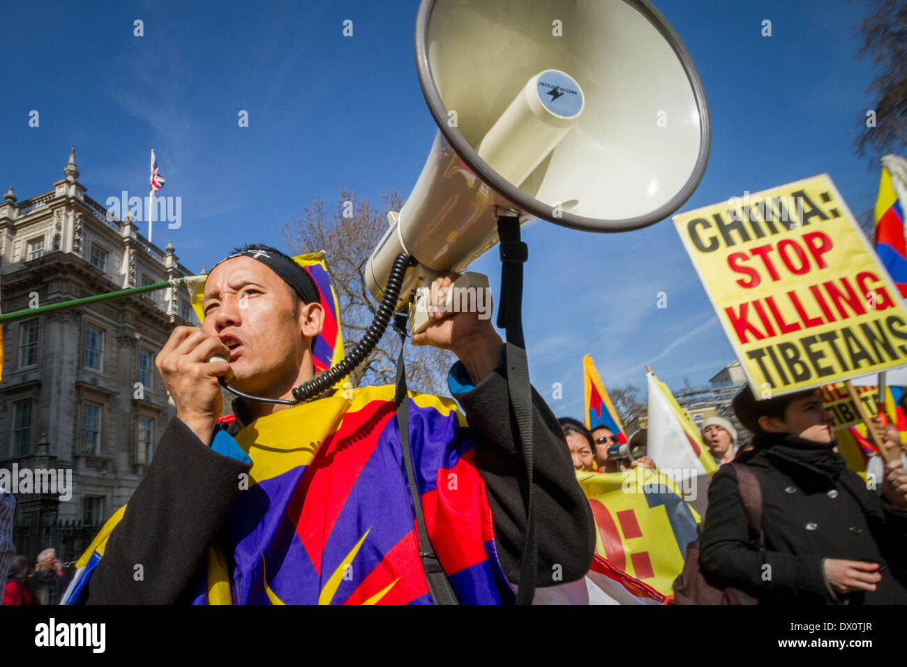 Annual Tibet protest march for Freedom from Chinese occupation in ...