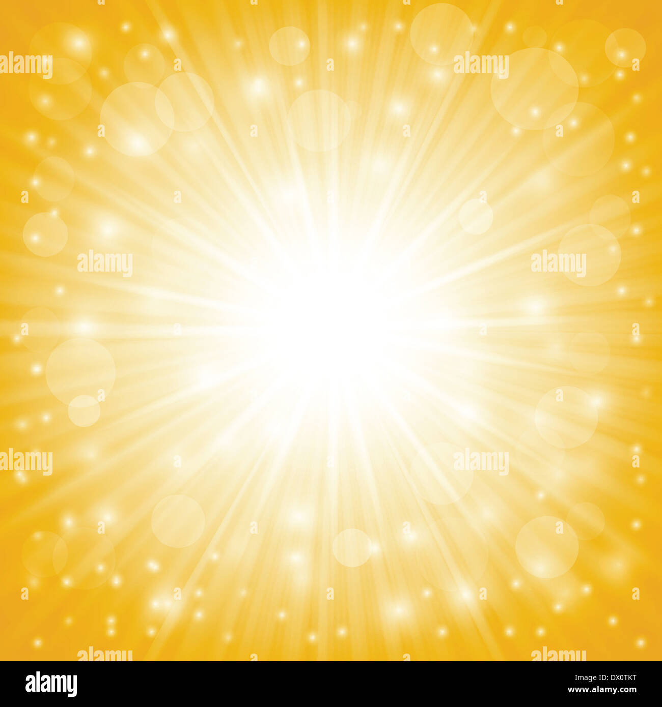 colorful illustration with sun background for your design Stock Photo ...