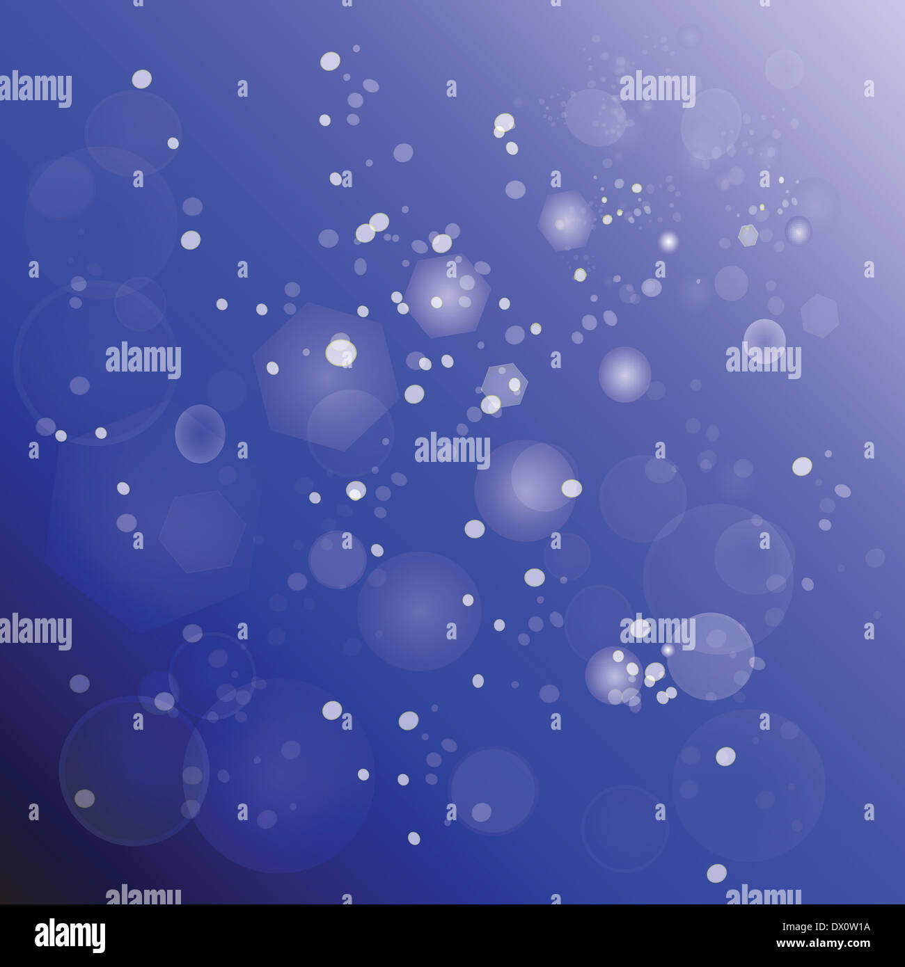 colorful illustration with blue background for your design Stock Photo ...