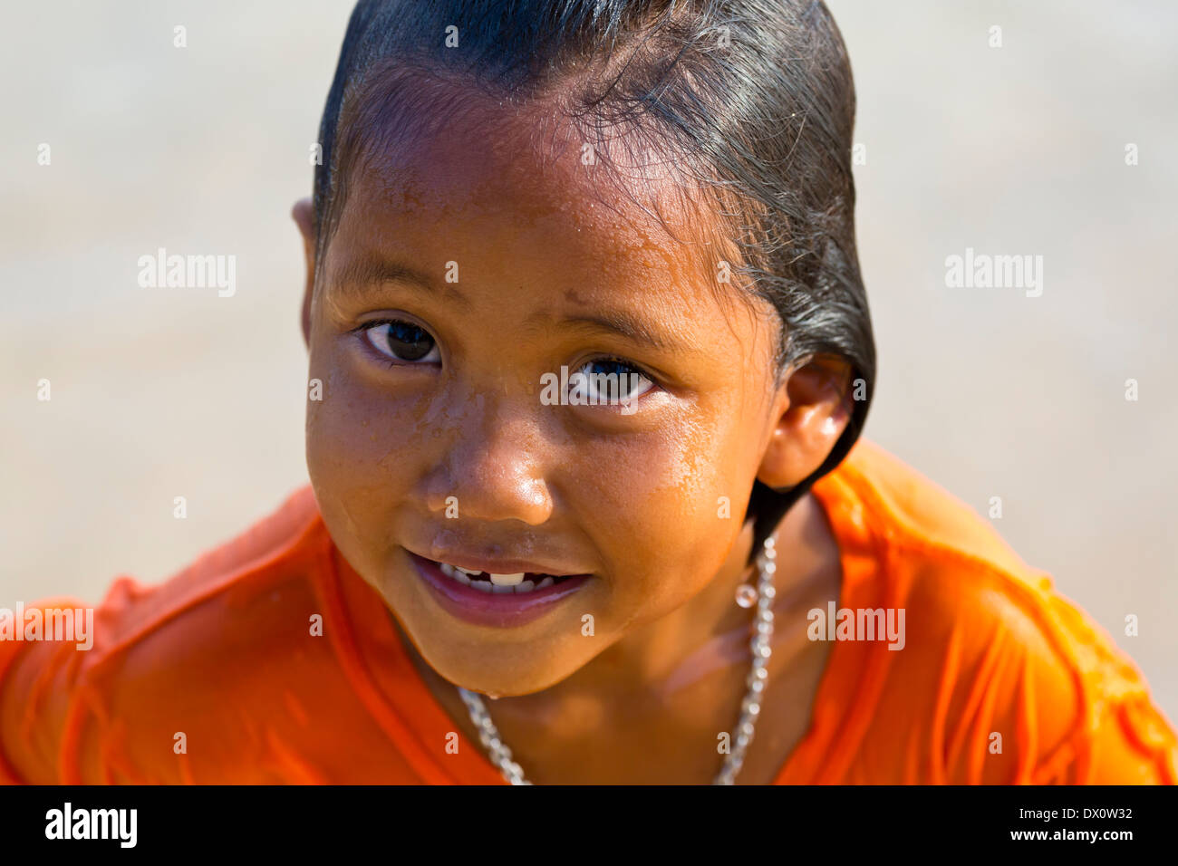 Sea Gypsy Kids on Rawai Beach, Phuket, Thailand Stock Photo - Alamy