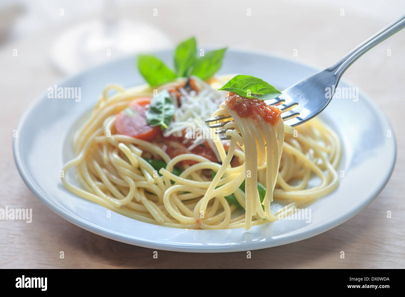 Eating close up italian pasta hi-res stock photography and images - Alamy