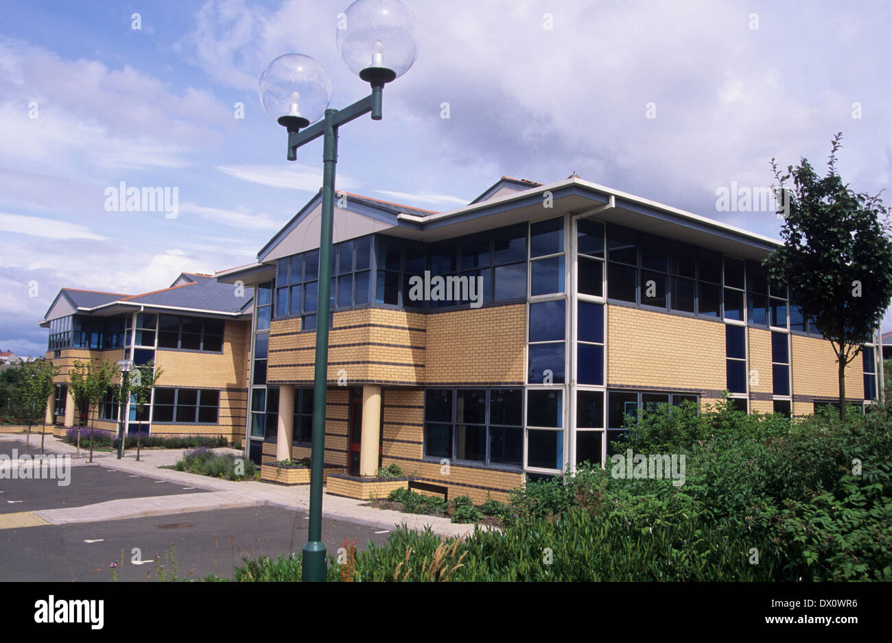 UK, Shropshire, Telford, empty office building Stock Photo - Alamy