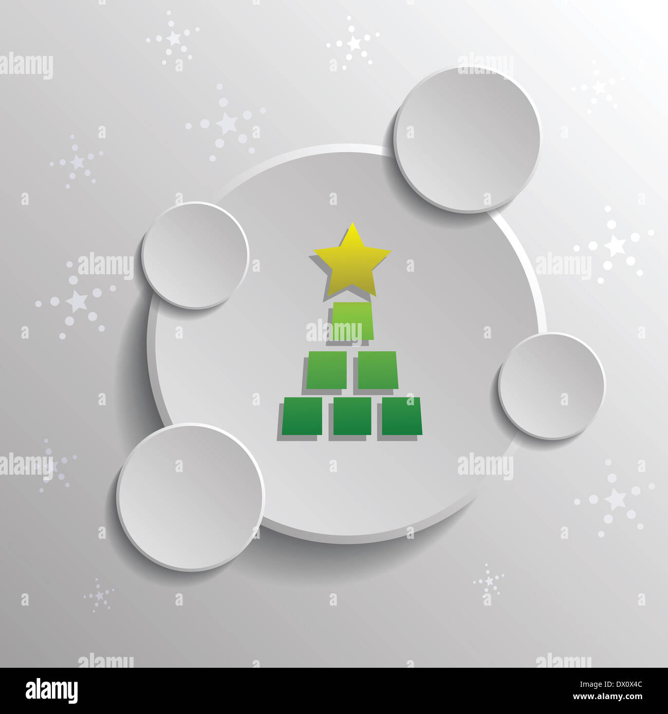 colorful illustration with abstract winter design for your design Stock ...