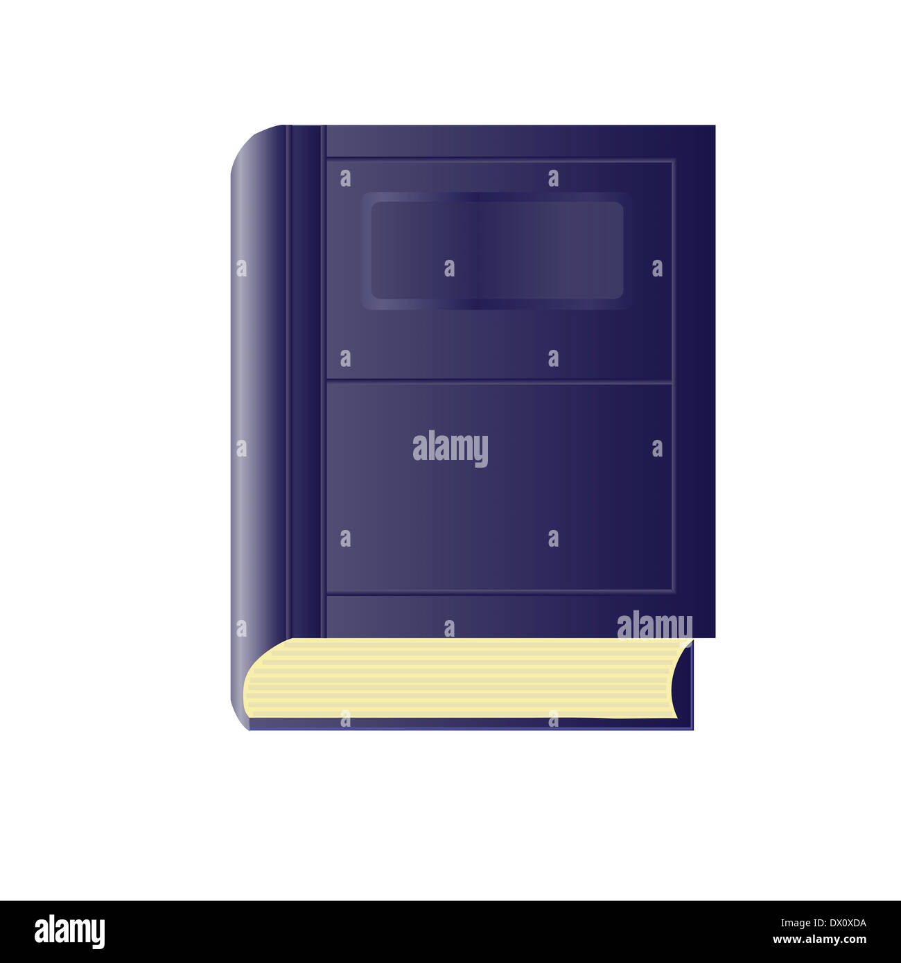 colorful illustration with blue book for your design Stock Photo - Alamy