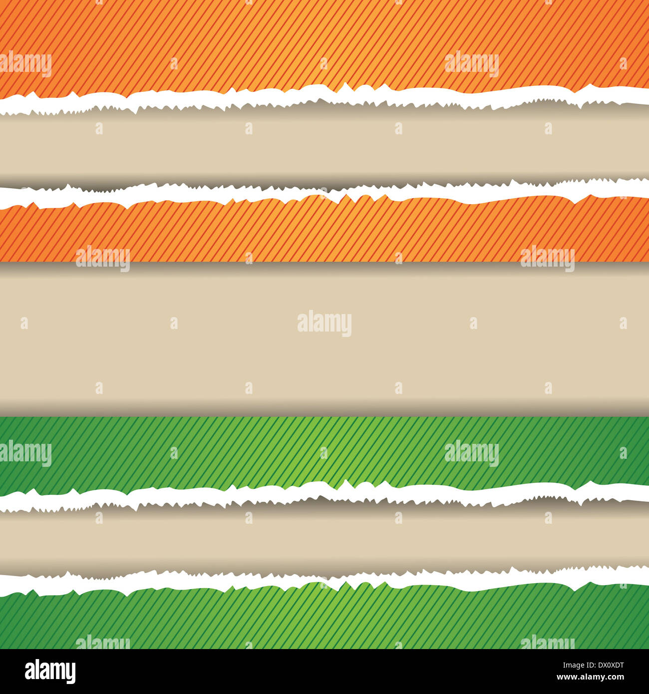 colorful illustration with abstract torn paper for your design Stock ...