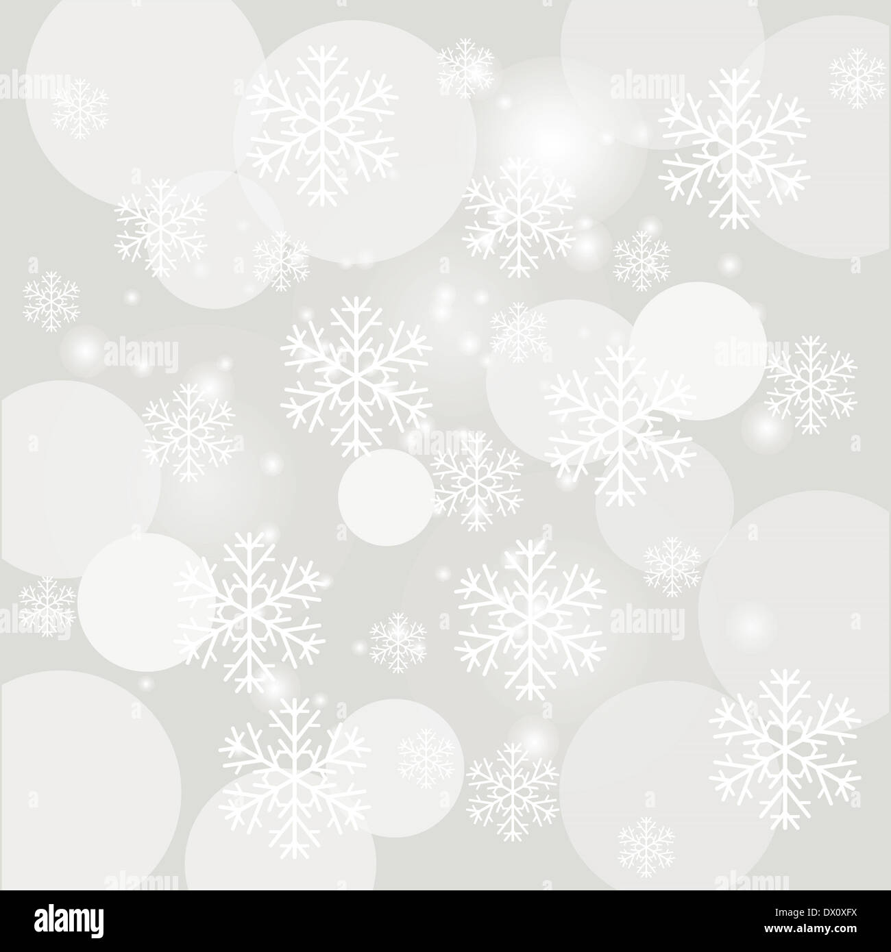 colorful illustration with falling snow on the grey background for your ...
