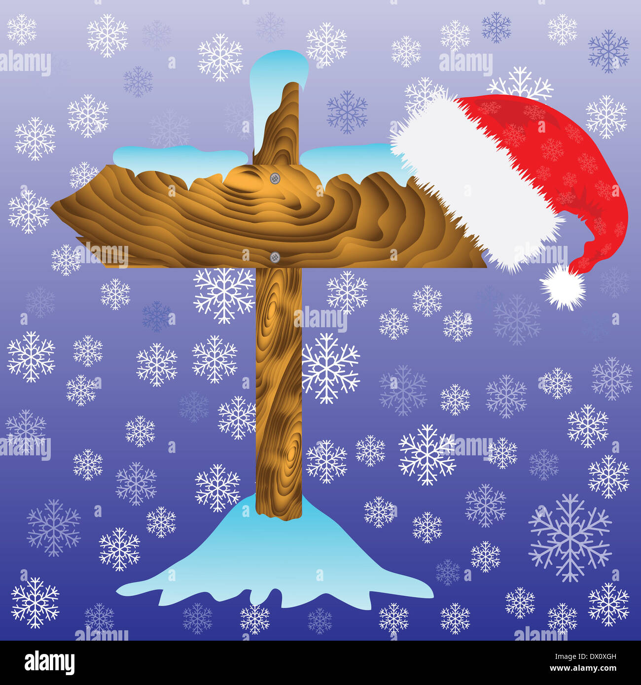 colorful illustration with winter arrow for your design Stock Photo - Alamy