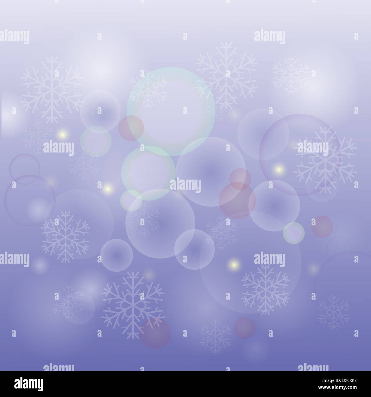 colorful illustration with snow background for your design Stock Photo ...