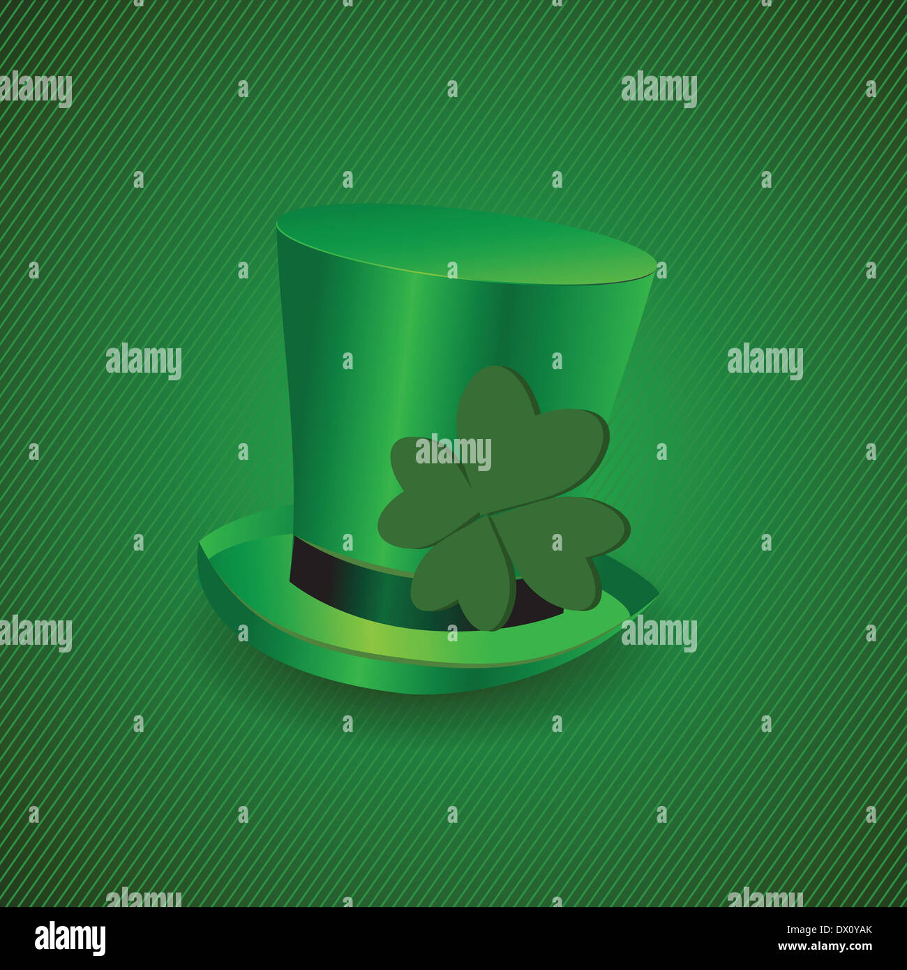 colorful illustration with Patrick cap for your design Stock Photo - Alamy
